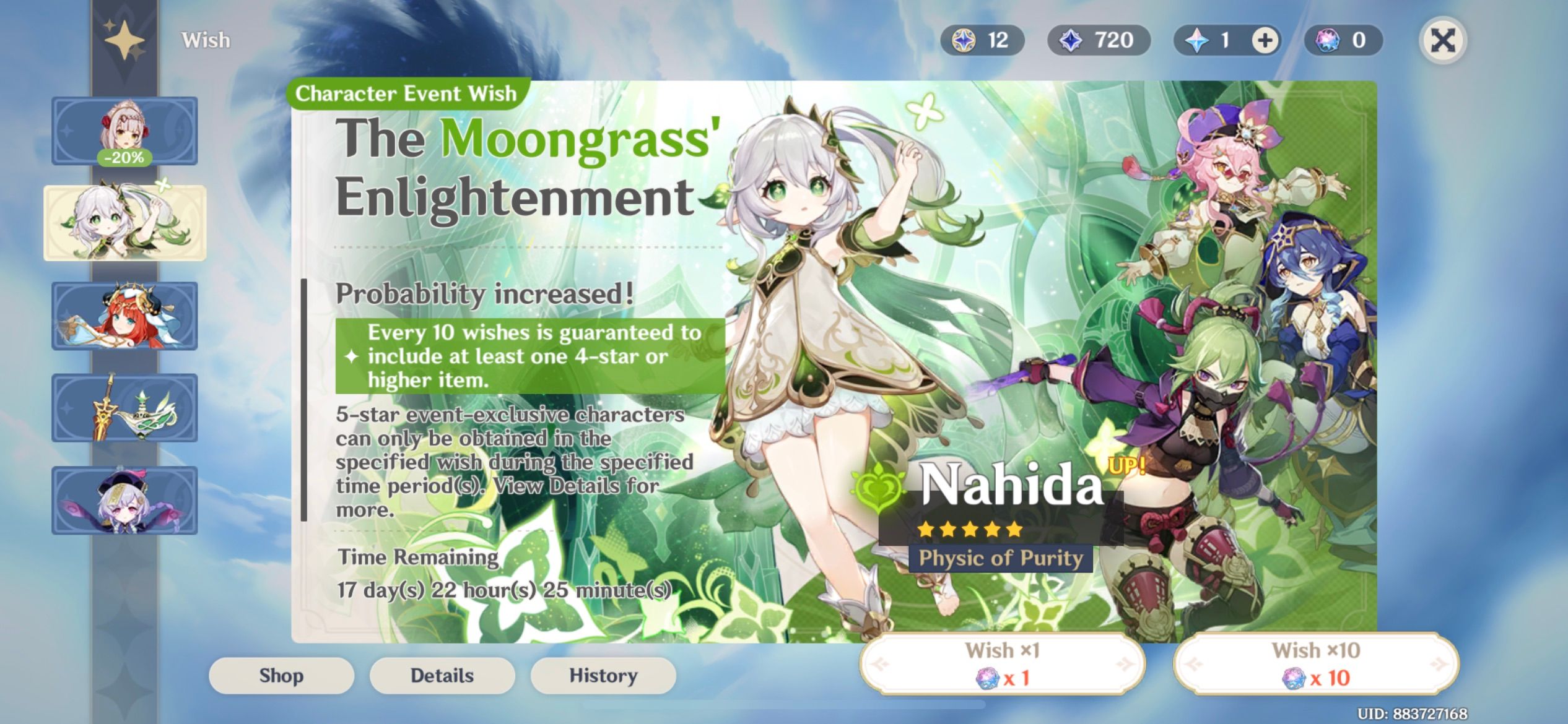 Nahida my first five star character Genshin Impact | HoYoLAB