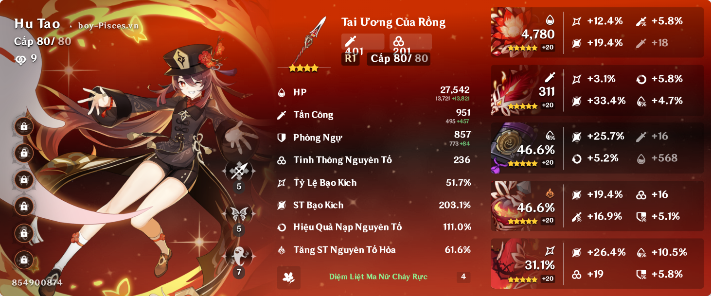 Newbie build hutao và đội hình không biết tốt không Genshin Impact ...