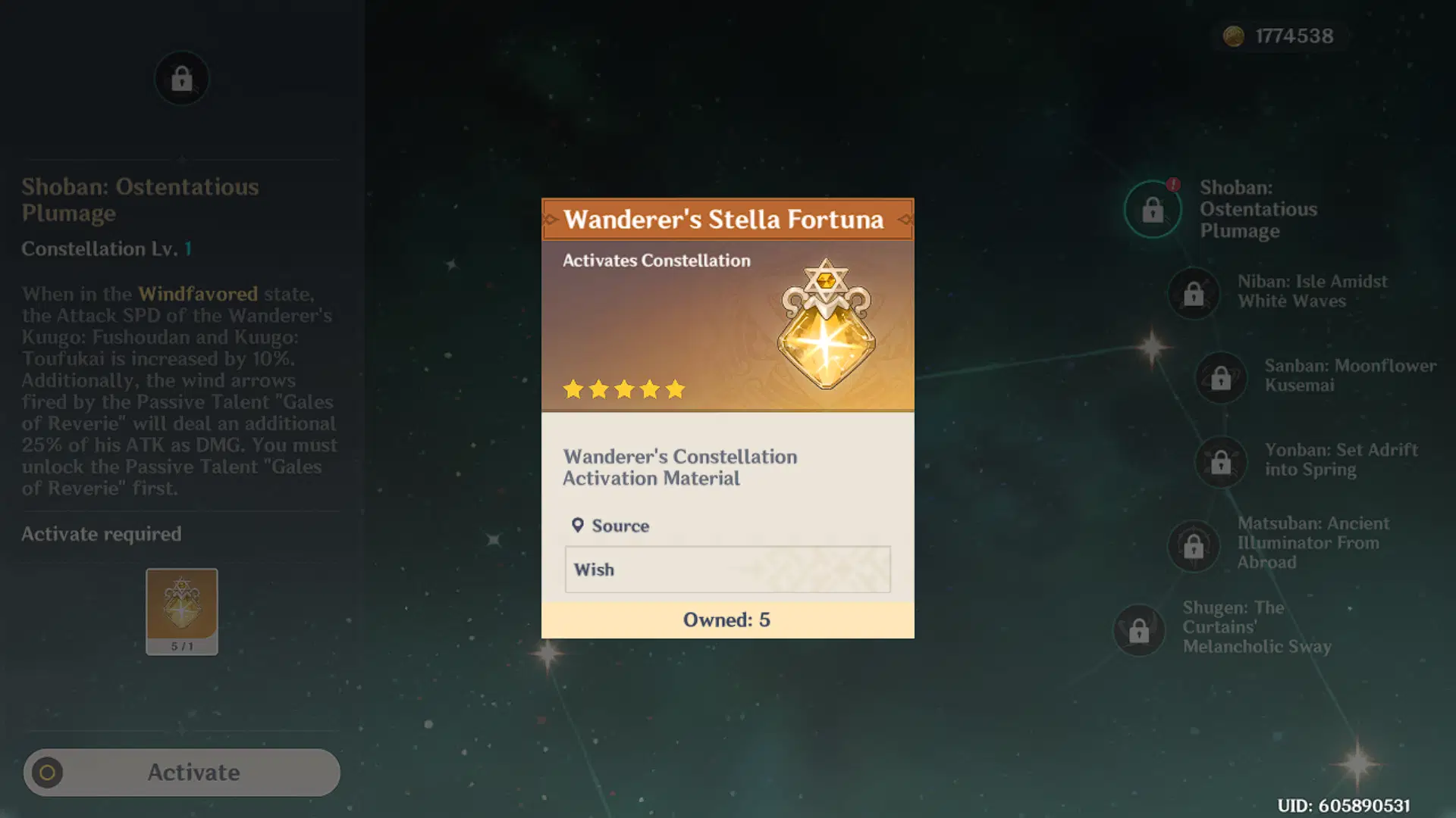 What 7 months of farming for Wanderer look like. Genshin Impact | HoYoLAB
