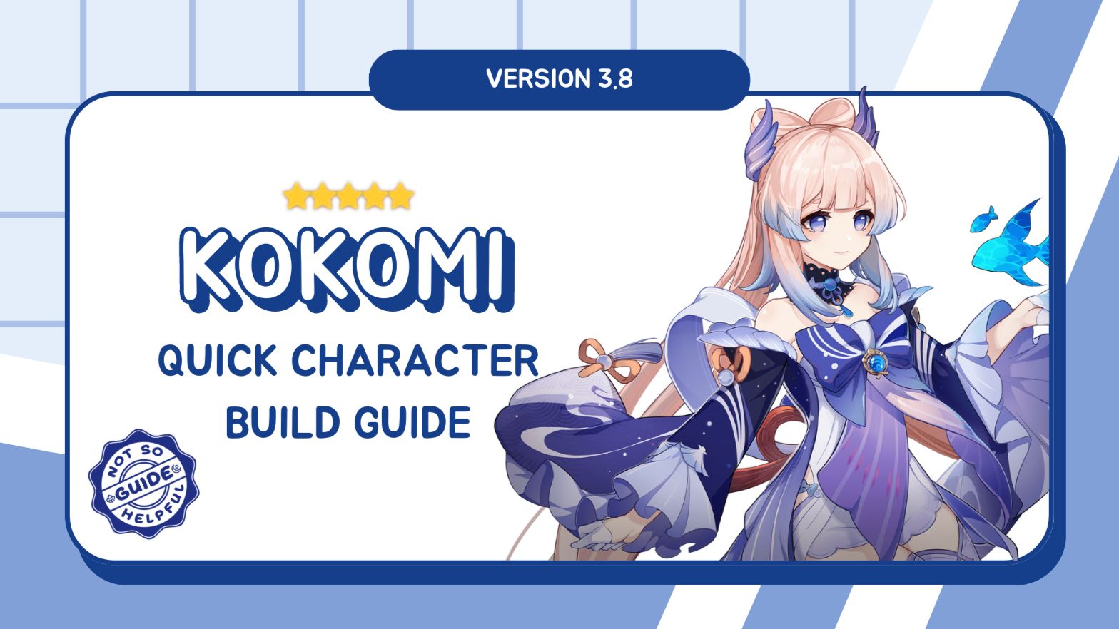 Ver 3.8 | A Not-So Helpful Guide on Building our Bestie Kokomi Genshin ...