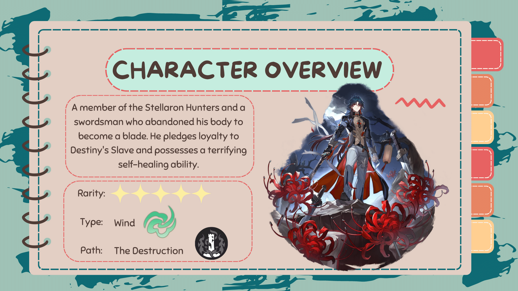 A Trailblazer's StarRail 1.2 Character Logbook (Blade Edition) Honkai ...