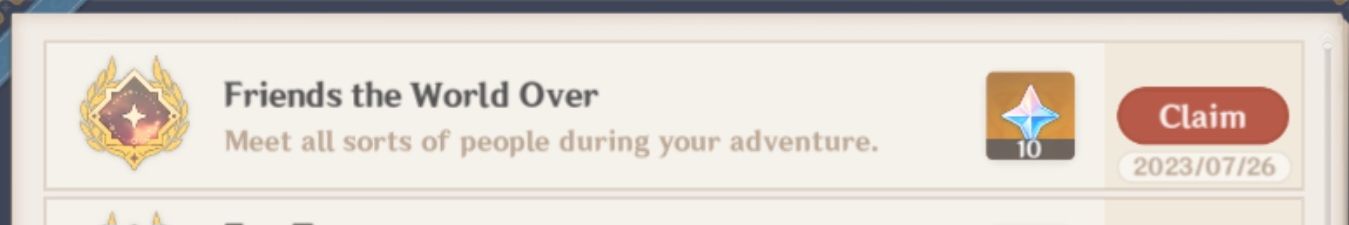 Achievement Genshin Impact | HoYoLAB