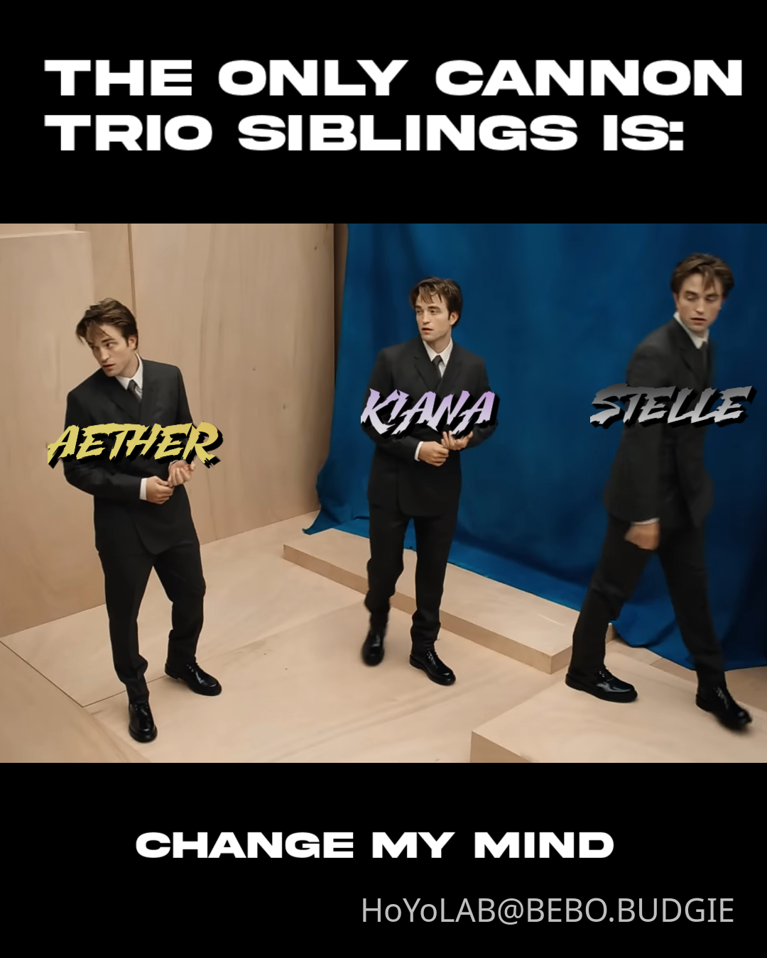 the real trio siblings | HoYoLAB