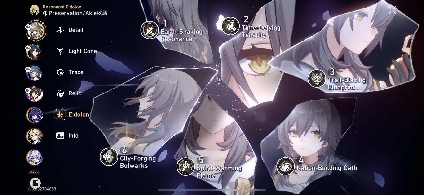 finally after a mistake i completely E6 of MC Honkai: Star Rail | HoYoLAB