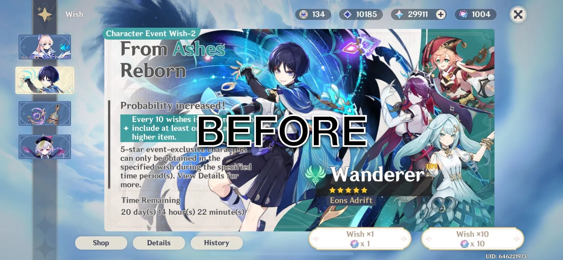 I let Doro44 use 1,000 fates on Wanderer💀 Genshin Impact | HoYoLAB