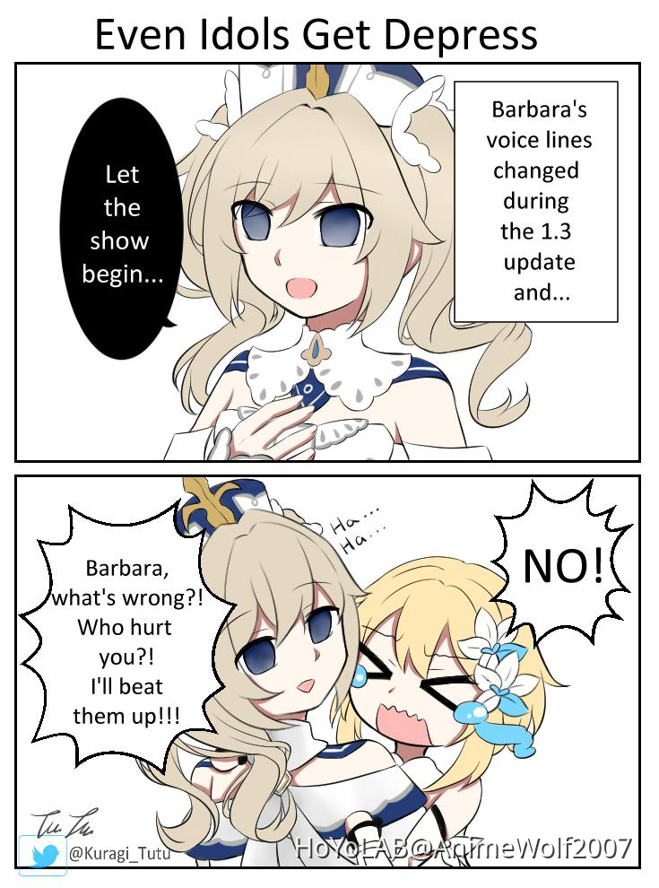 Barbara memes because why not Genshin Impact | HoYoLAB