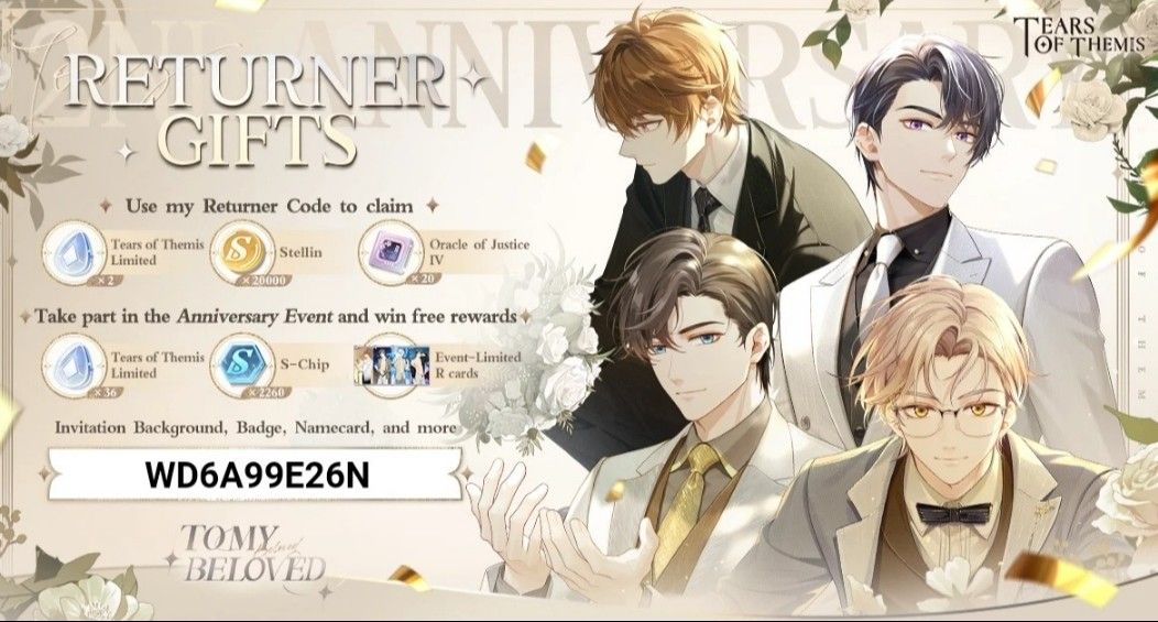 Returner code Tears of Themis | HoYoLAB