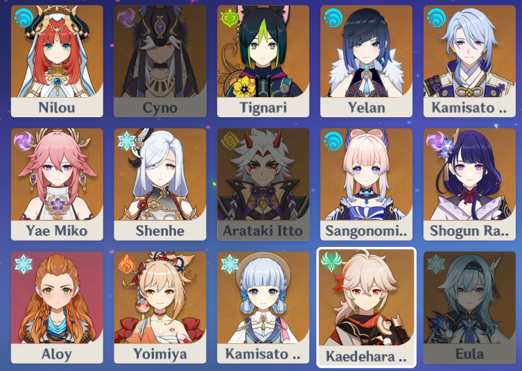 Personajes de Inazuma Genshin Impact | HoYoLAB