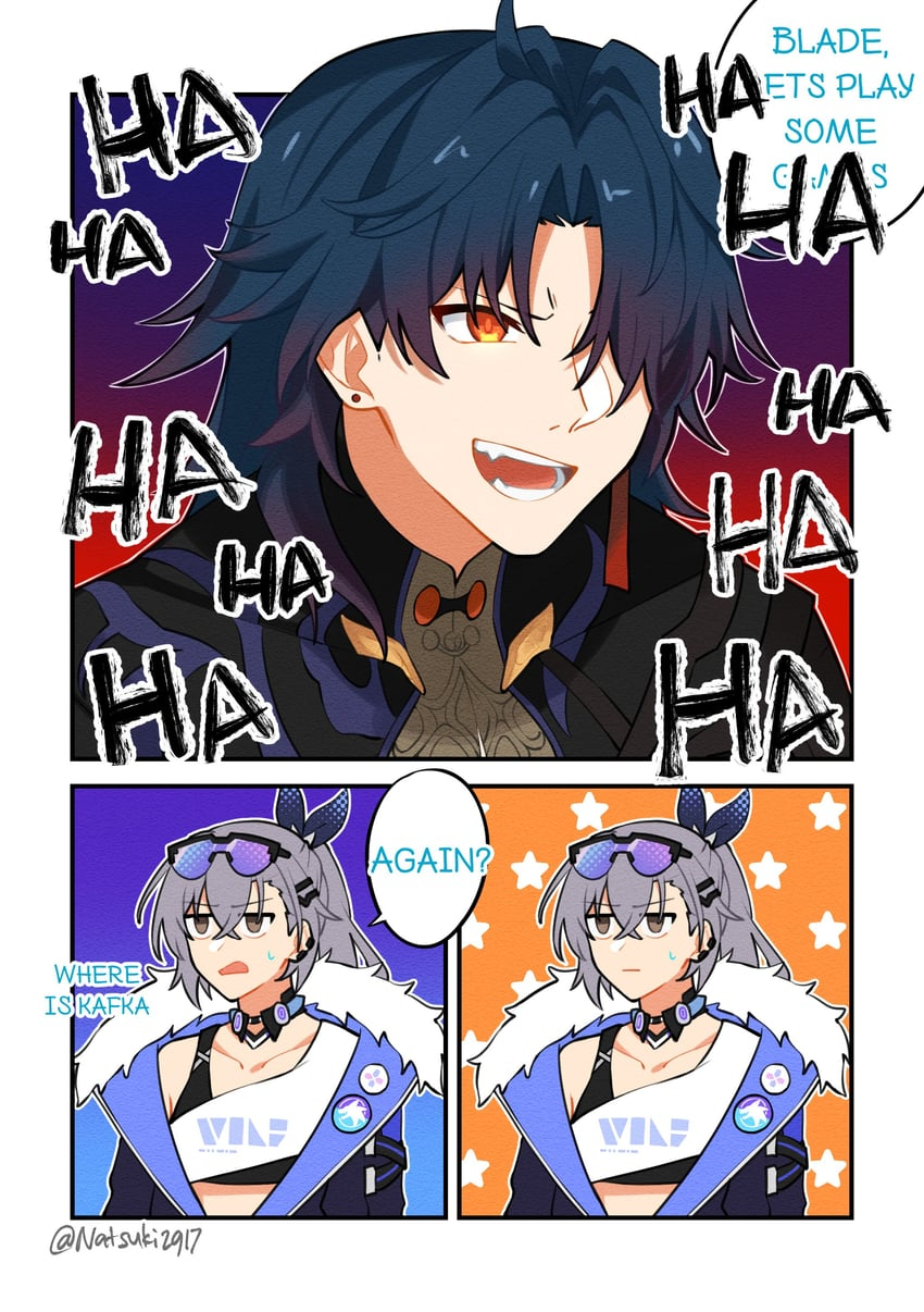 Silver Wolf Invites Blade to Play Games 🎮 and her Reaction 🤯 Honkai ...