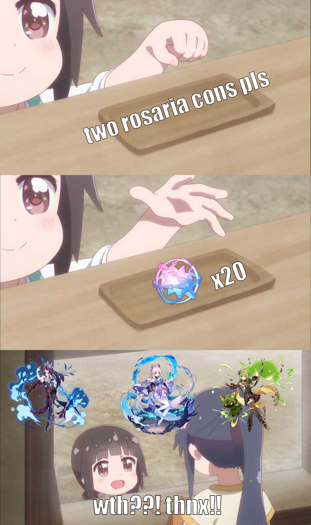 I just wanted Rosaria cons...but :) Genshin Impact | HoYoLAB