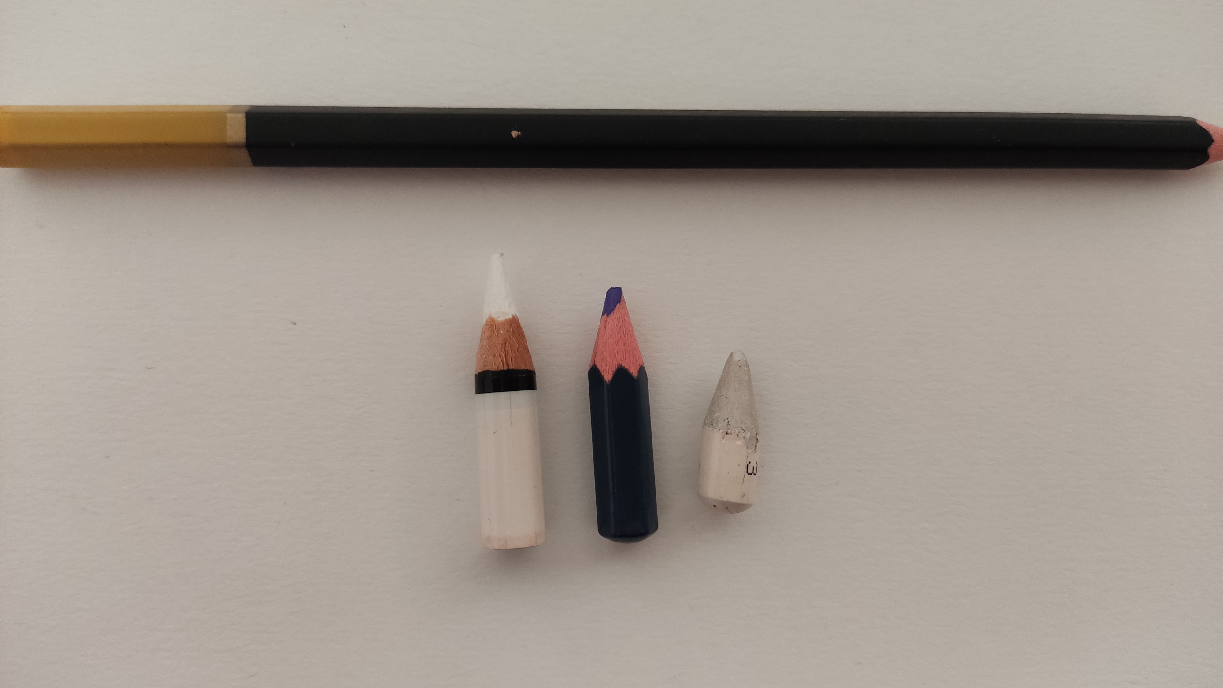 These three are my smallest pencils and I'm still using them help | HoYoLAB