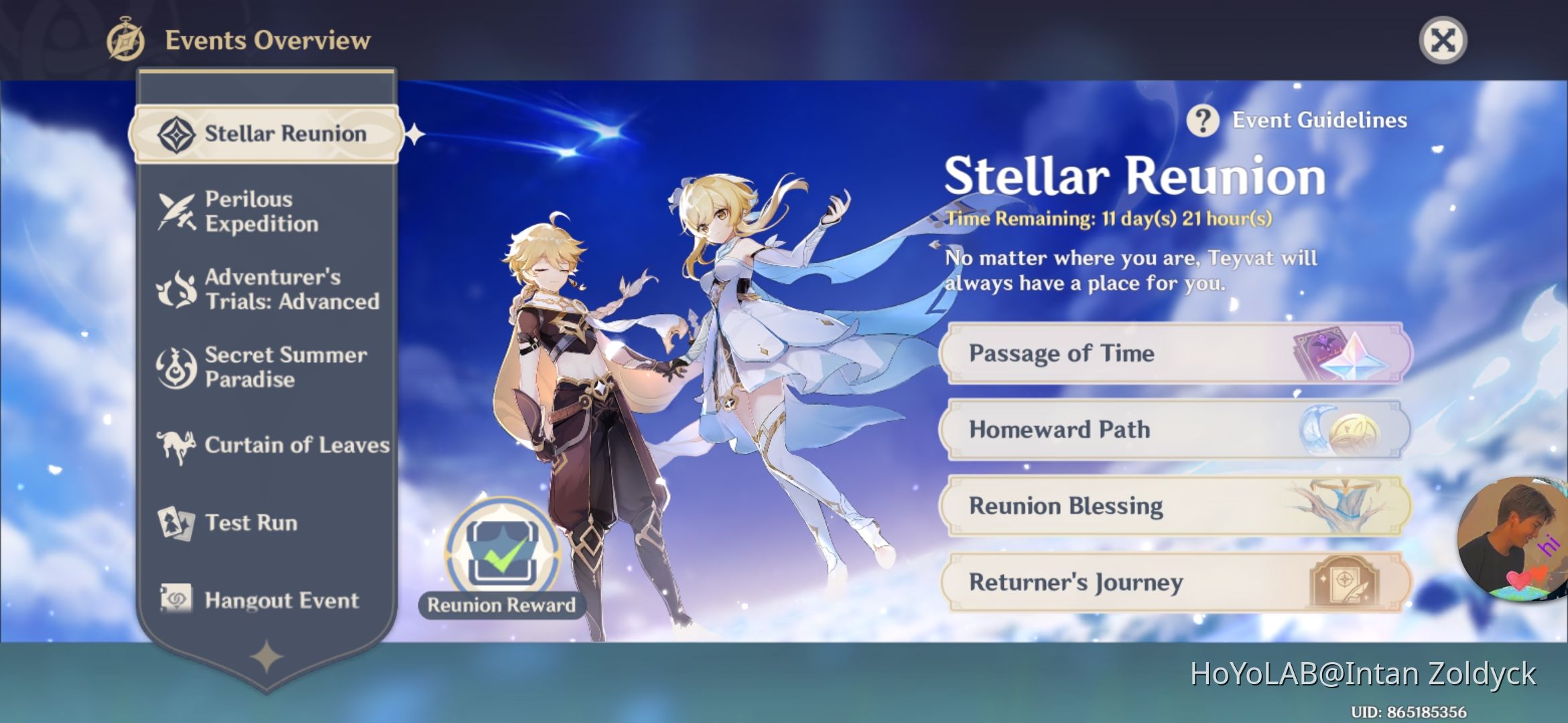 Are you all getting this event because My main account got this event but not my other account ...