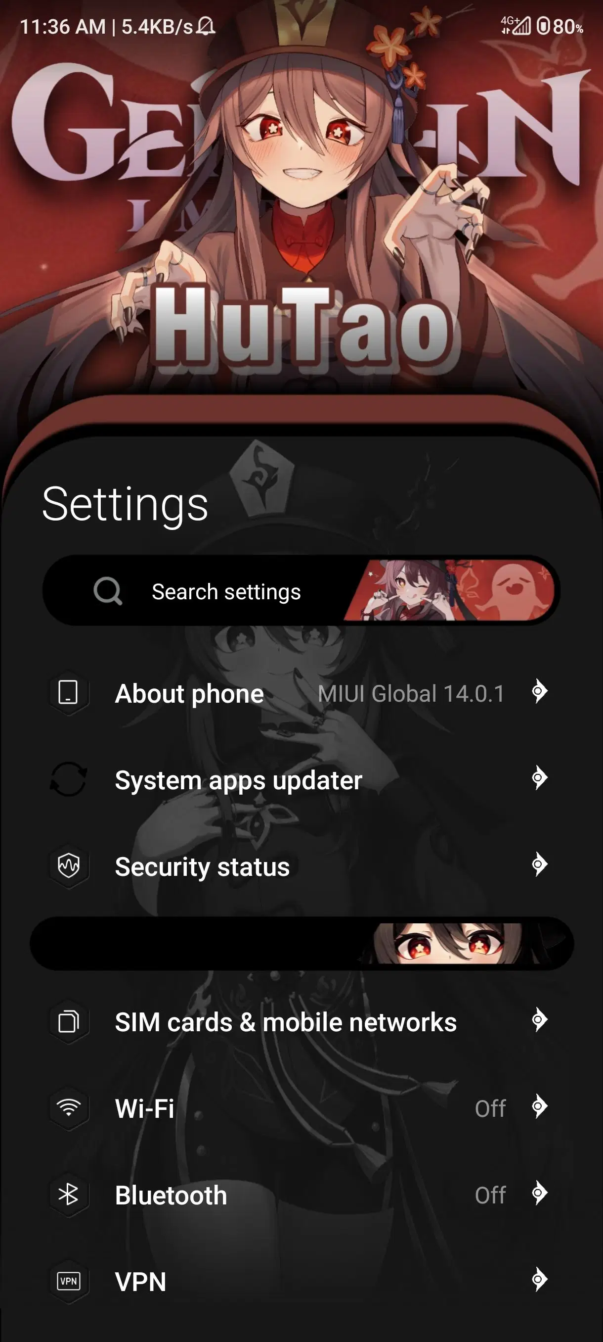 Theme HomeScreen Hu Tao Genshin Impact | HoYoLAB