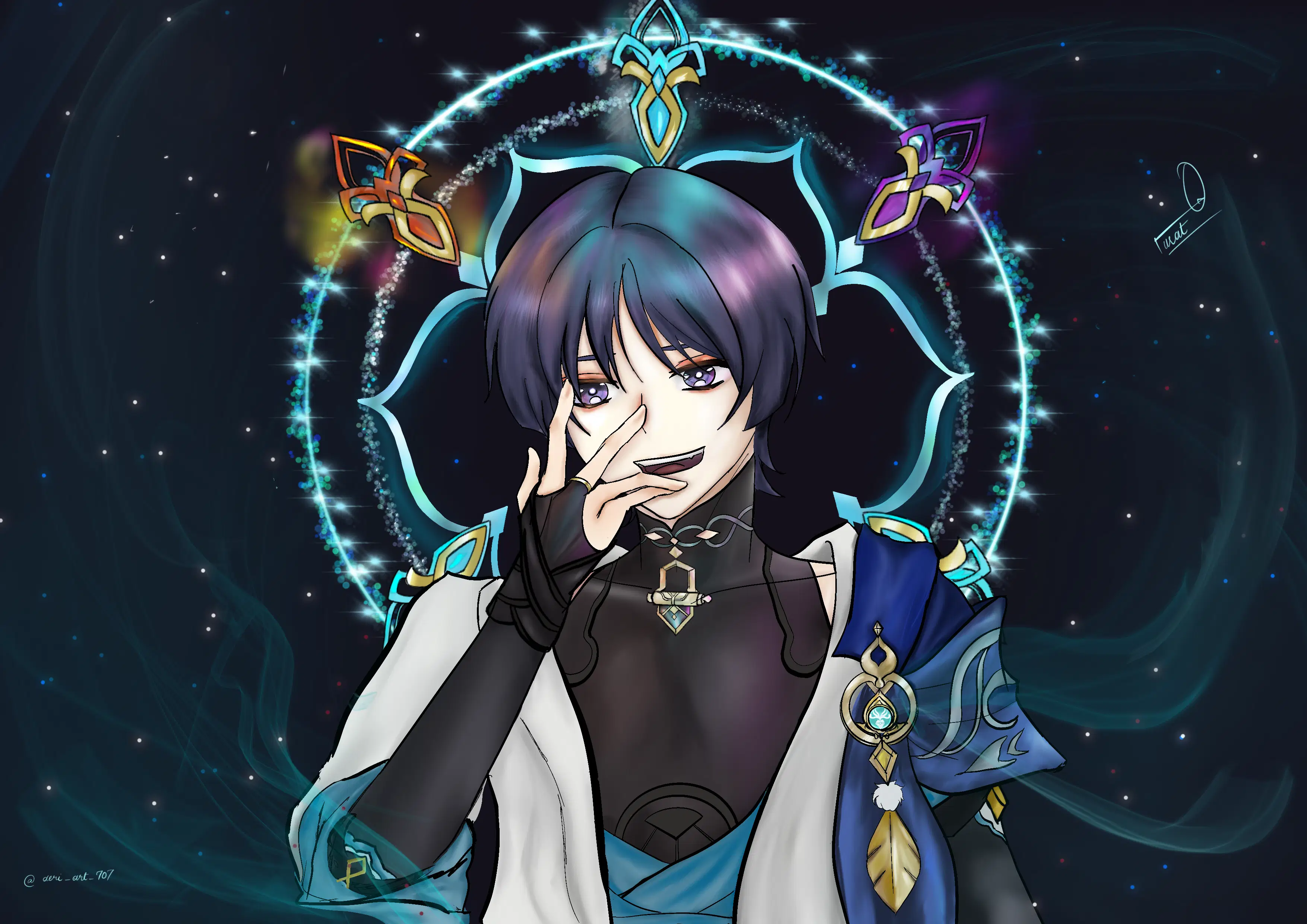 wanderer fanart Genshin Impact | HoYoLAB