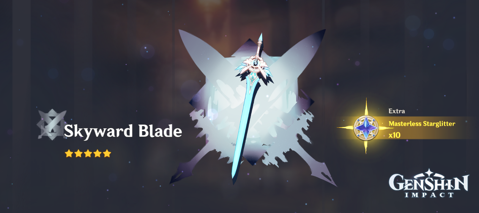 5-Star Weapon Skyward Blade On First Try Genshin Impact | HoYoLAB