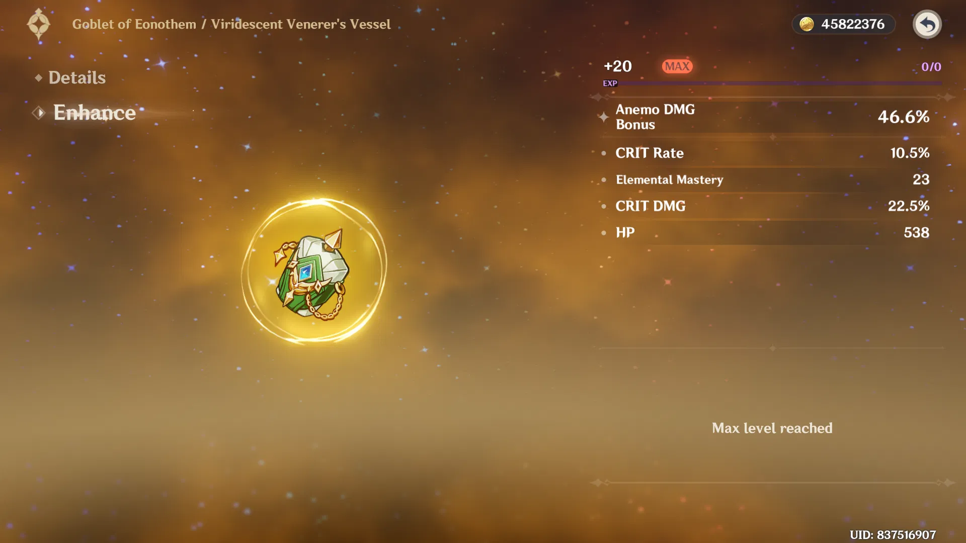 My best 40CV+ Viridescent Venerer Artifact 😊😊 Genshin Impact | HoYoLAB