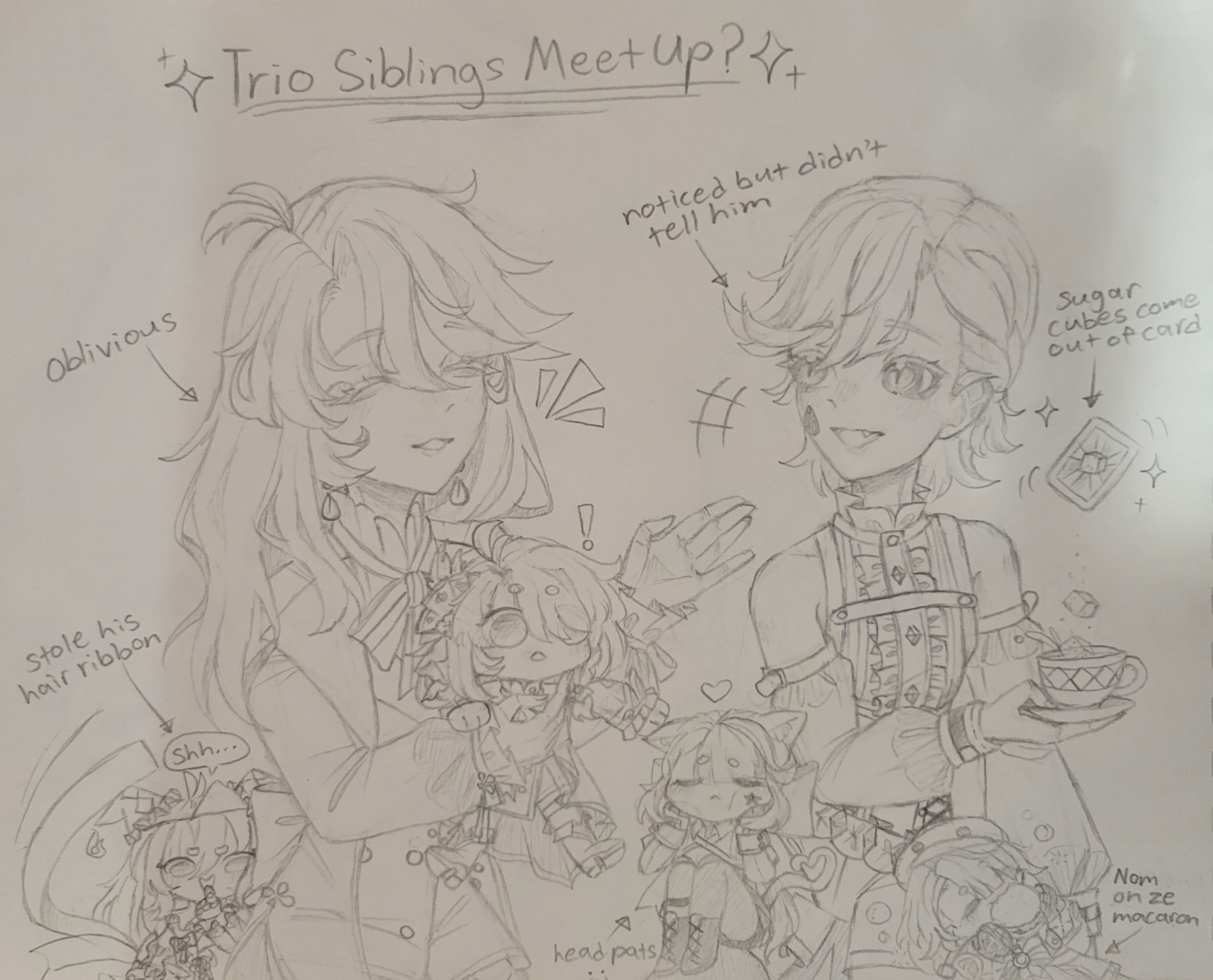 Trio Siblings meetup??? Genshin Impact | HoYoLAB
