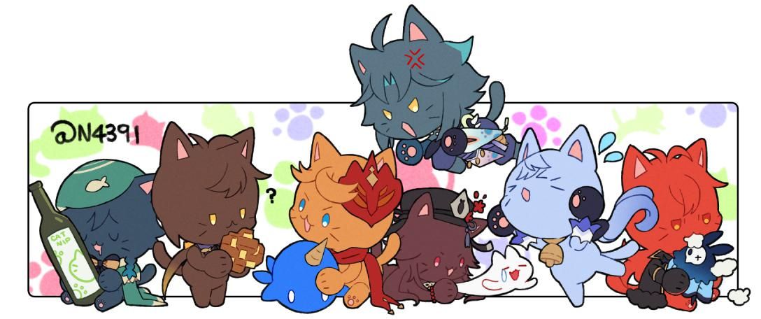 Genshin Characters as cats Genshin Impact | HoYoLAB
