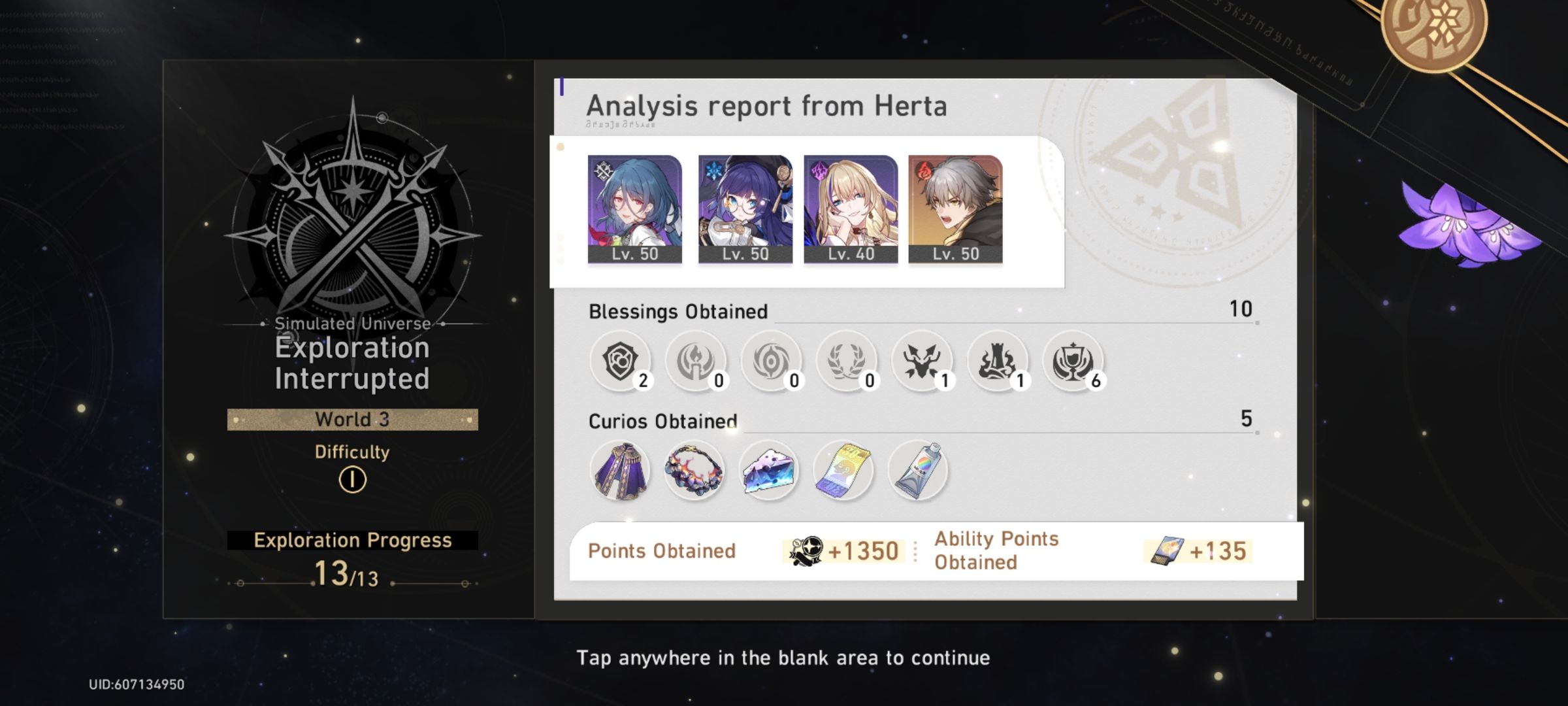 my first SU point rewards + my first set of curios from a world ...