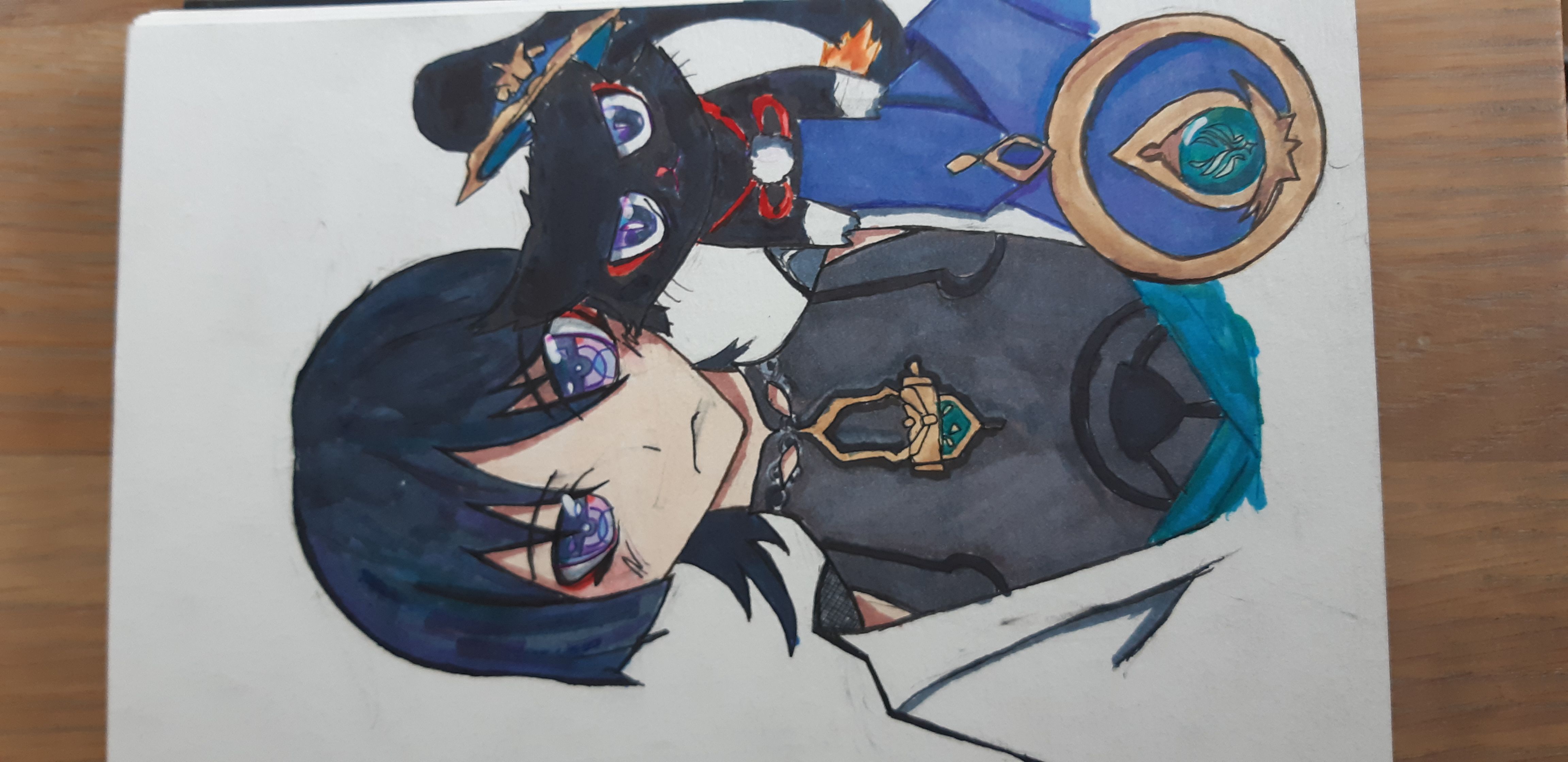 Fanart Nomade/ Scaramouche et Scaracat Genshin Impact | HoYoLAB