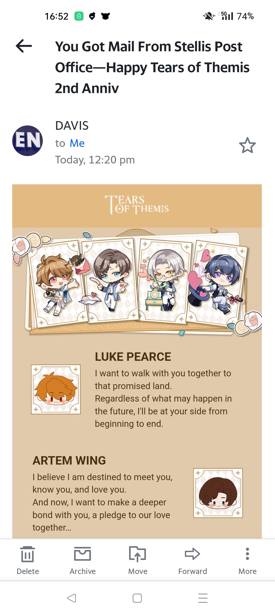 Commemorative Letter Email ️ Tears of Themis | HoYoLAB