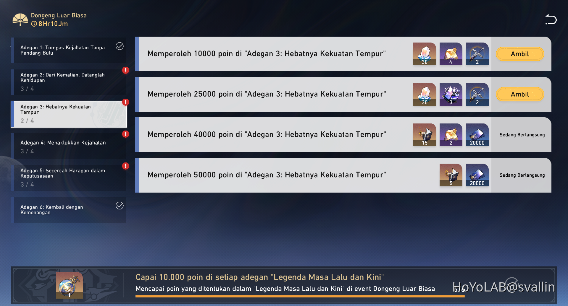 Ini cuma aku saja, atau memang event ini sangat sulit? Honkai: Star ...