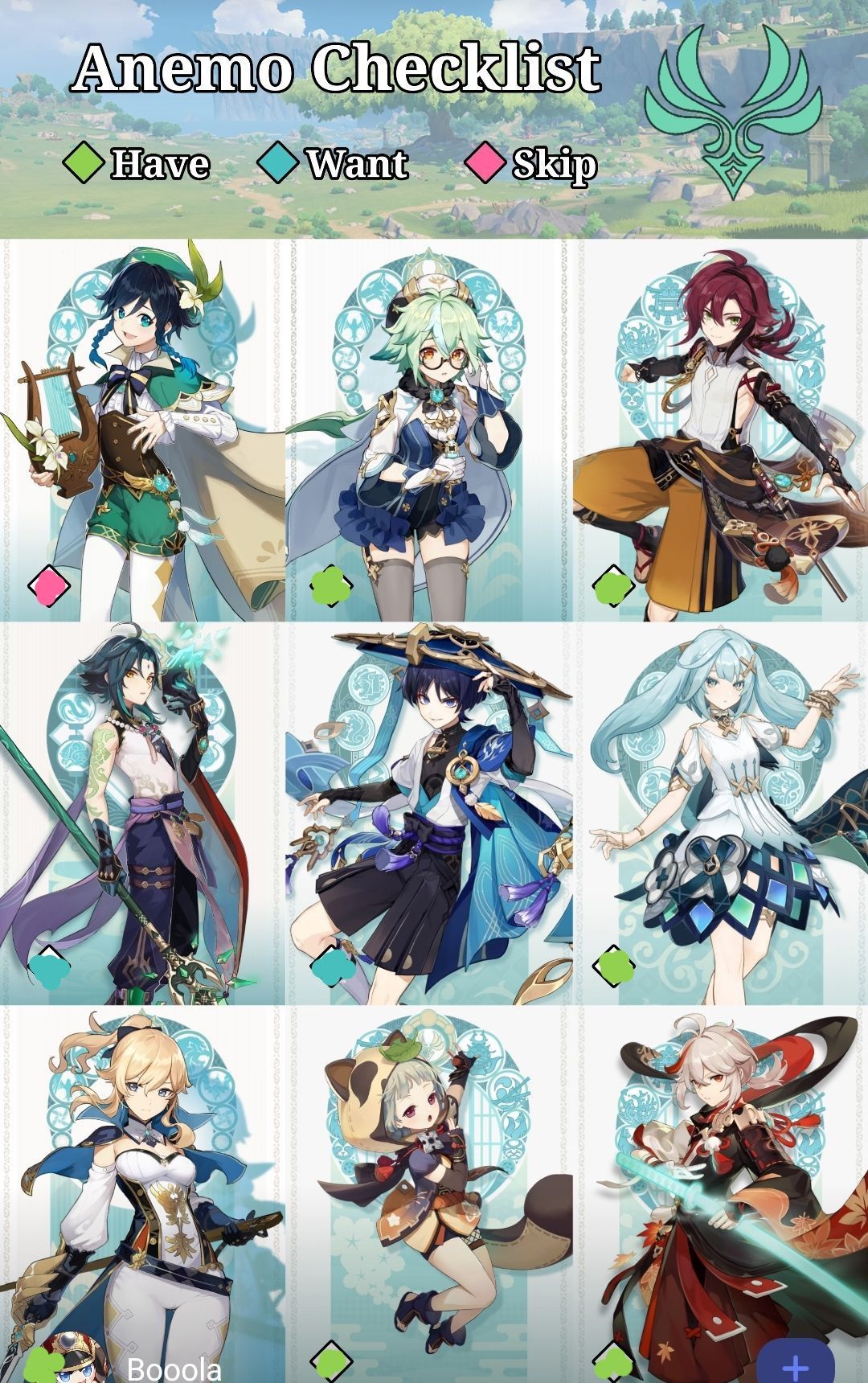 Anemo characters😆 Genshin Impact | HoYoLAB