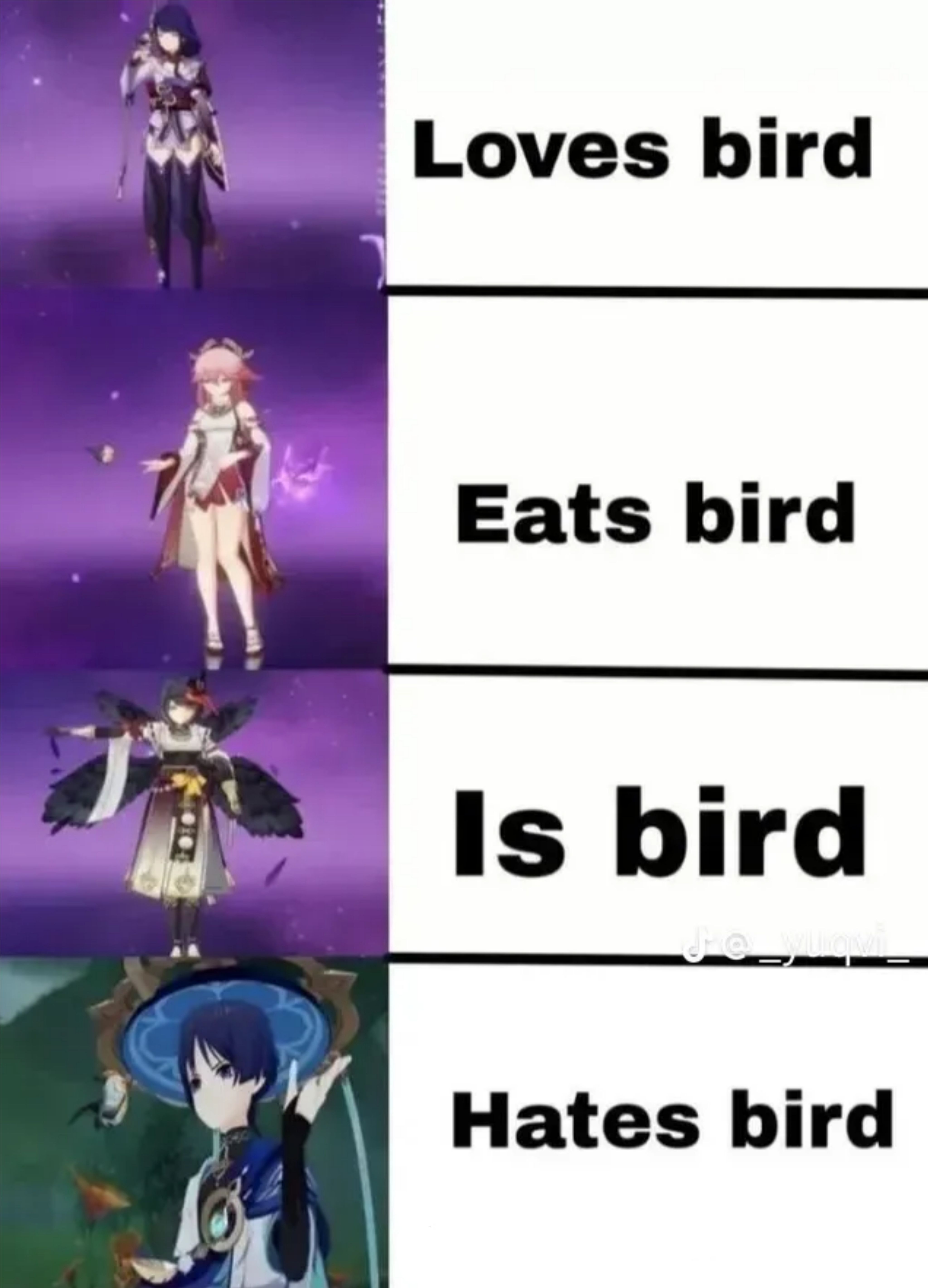 Justice for birds T_T Genshin Impact | HoYoLAB