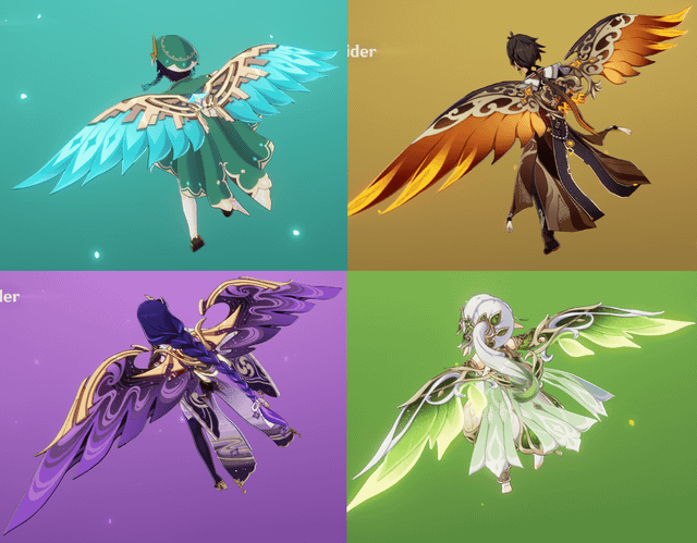 What is your favourite wind glider in genshin? Genshin Impact | HoYoLAB