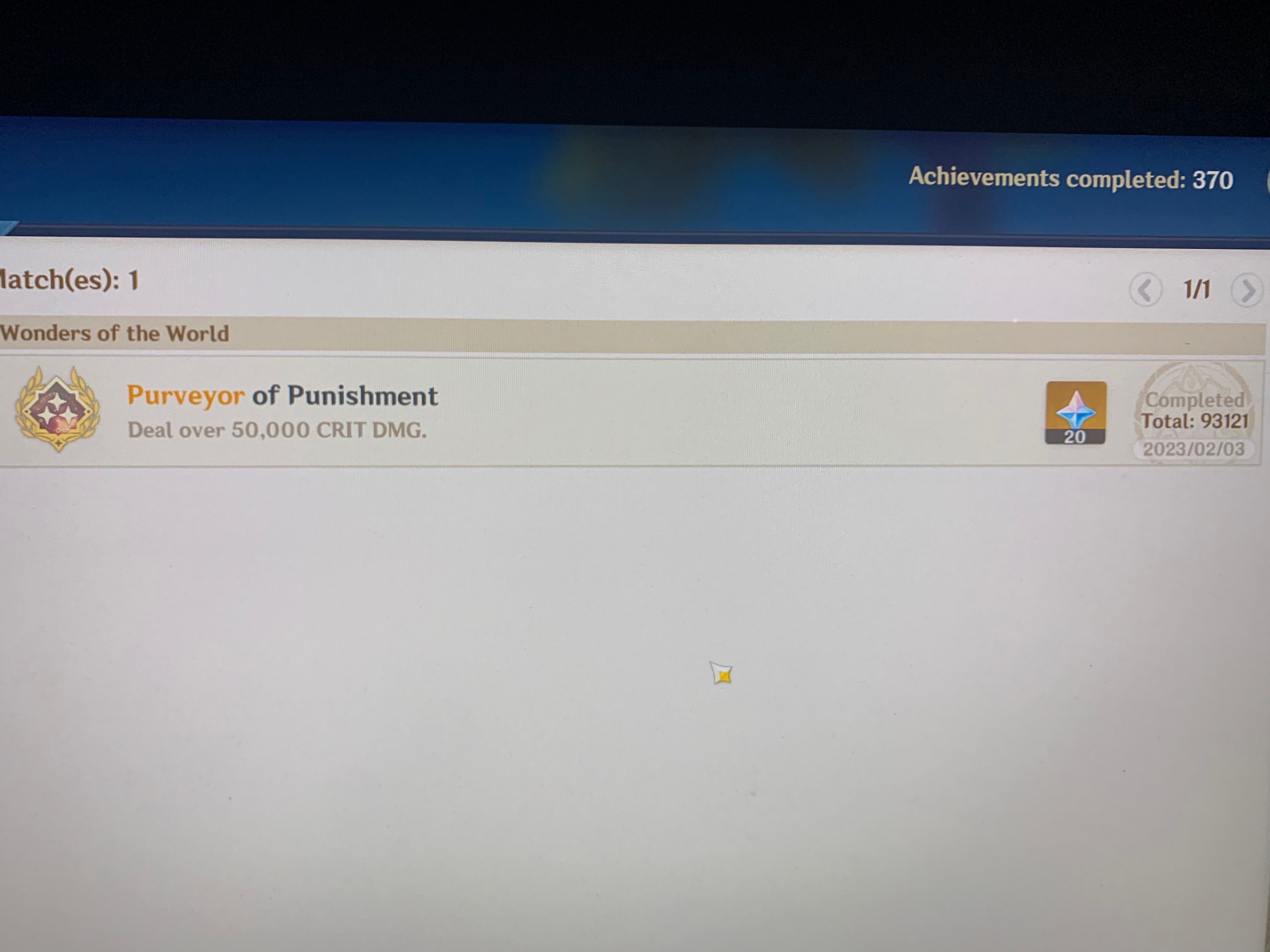 Does this count events and quests as well cus I don’t think that number ...