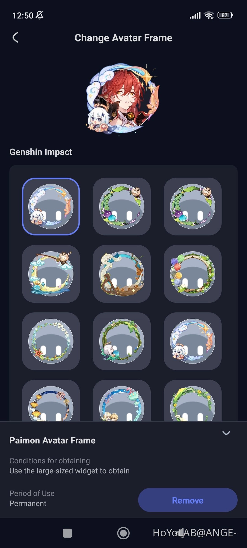 Paimon Avatar Frame[Permanent] Obtained Genshin Impact | HoYoLAB