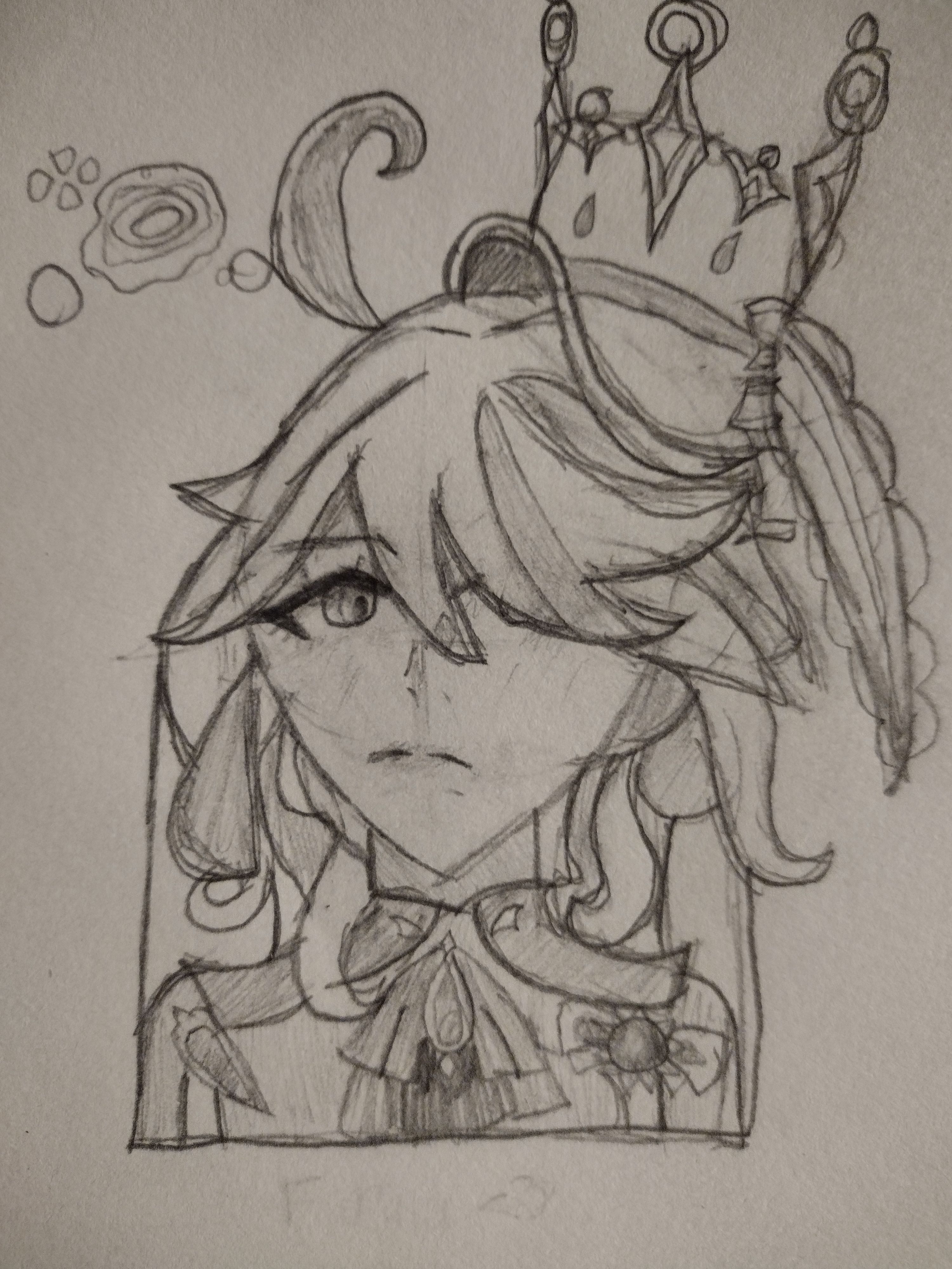 Furina sketch :) Genshin Impact | HoYoLAB