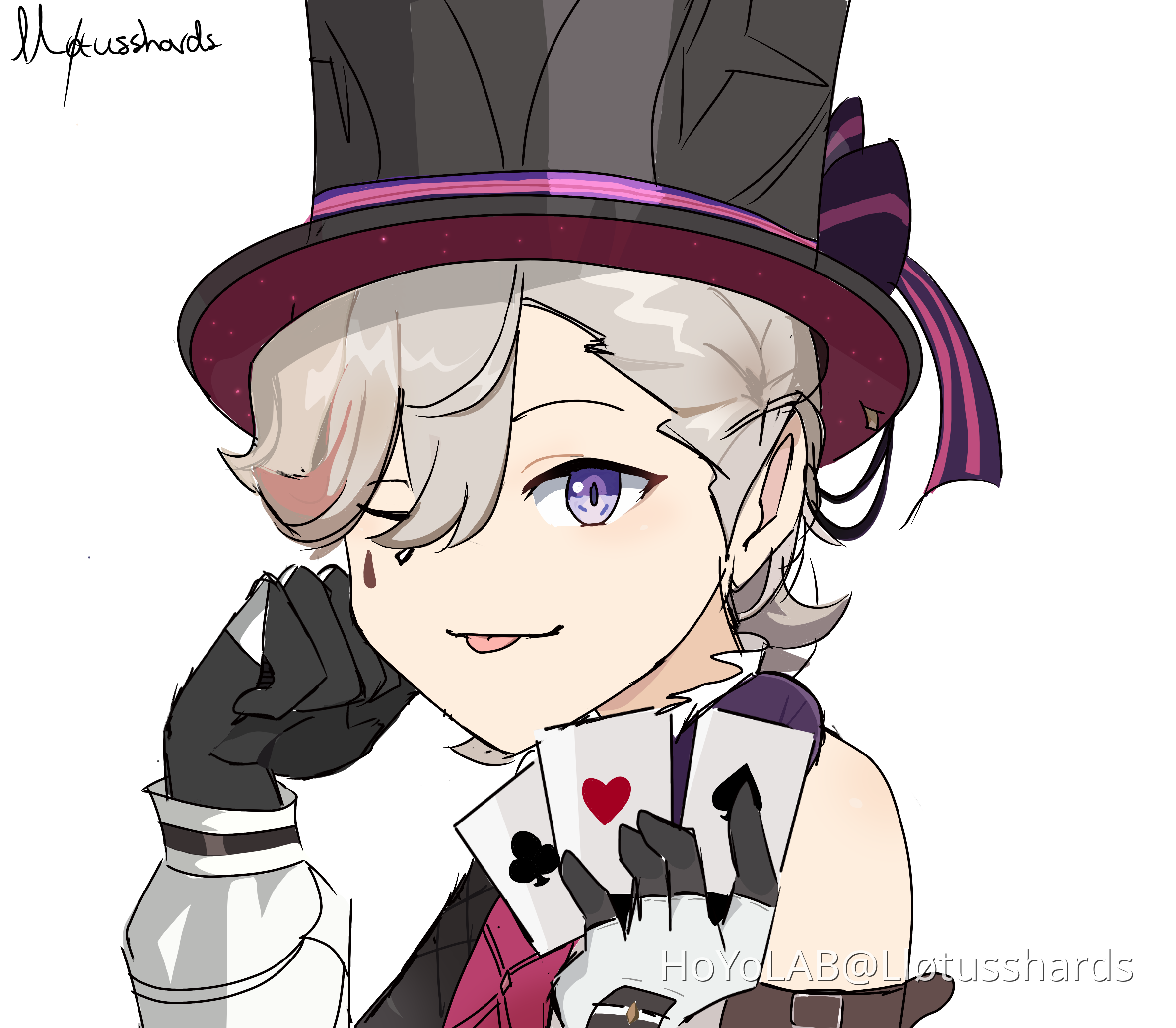 Lyney Fanart part 2 Genshin Impact | HoYoLAB