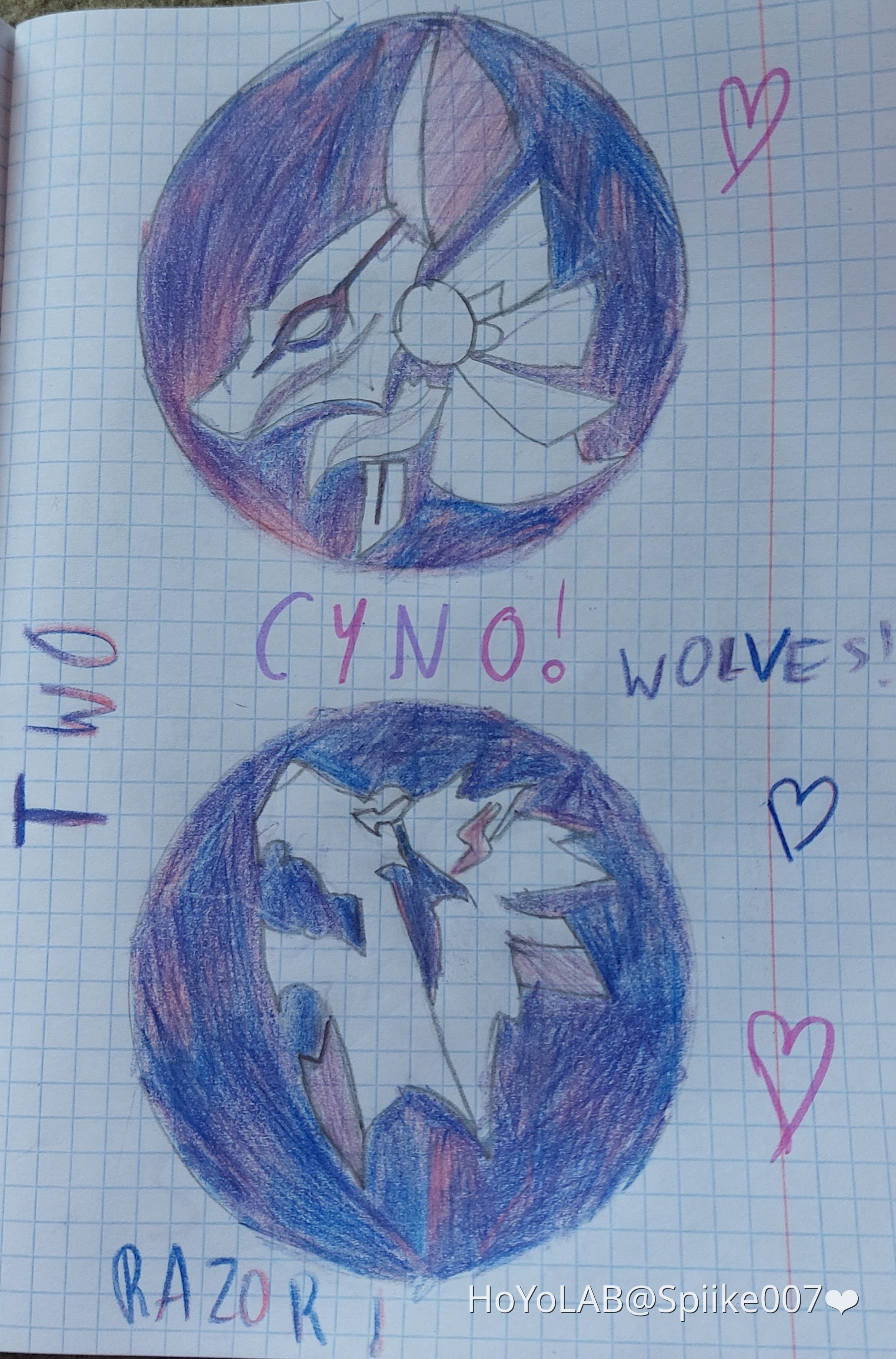 My Cyno's and Razor's burst icon art 💜💜💜 Genshin Impact | HoYoLAB