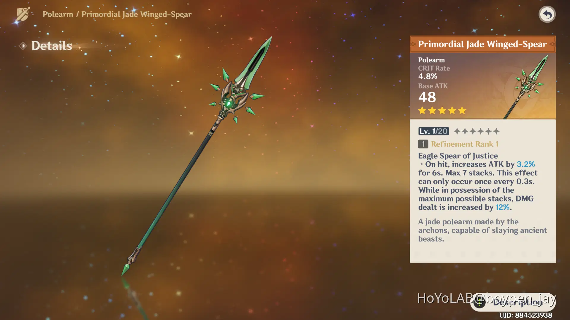 My 2nd 5-star weapon. Standard Pull Genshin Impact | HoYoLAB