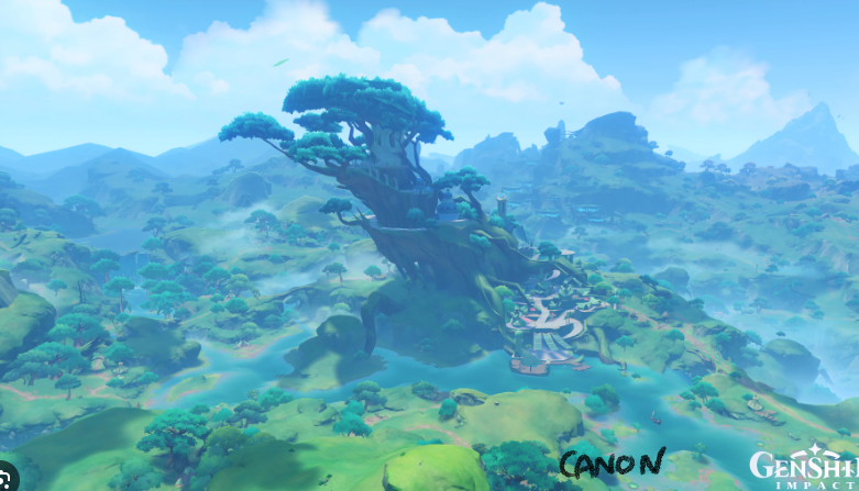 I changed the Sumeru colors of how I expected it to be Genshin Impact ...