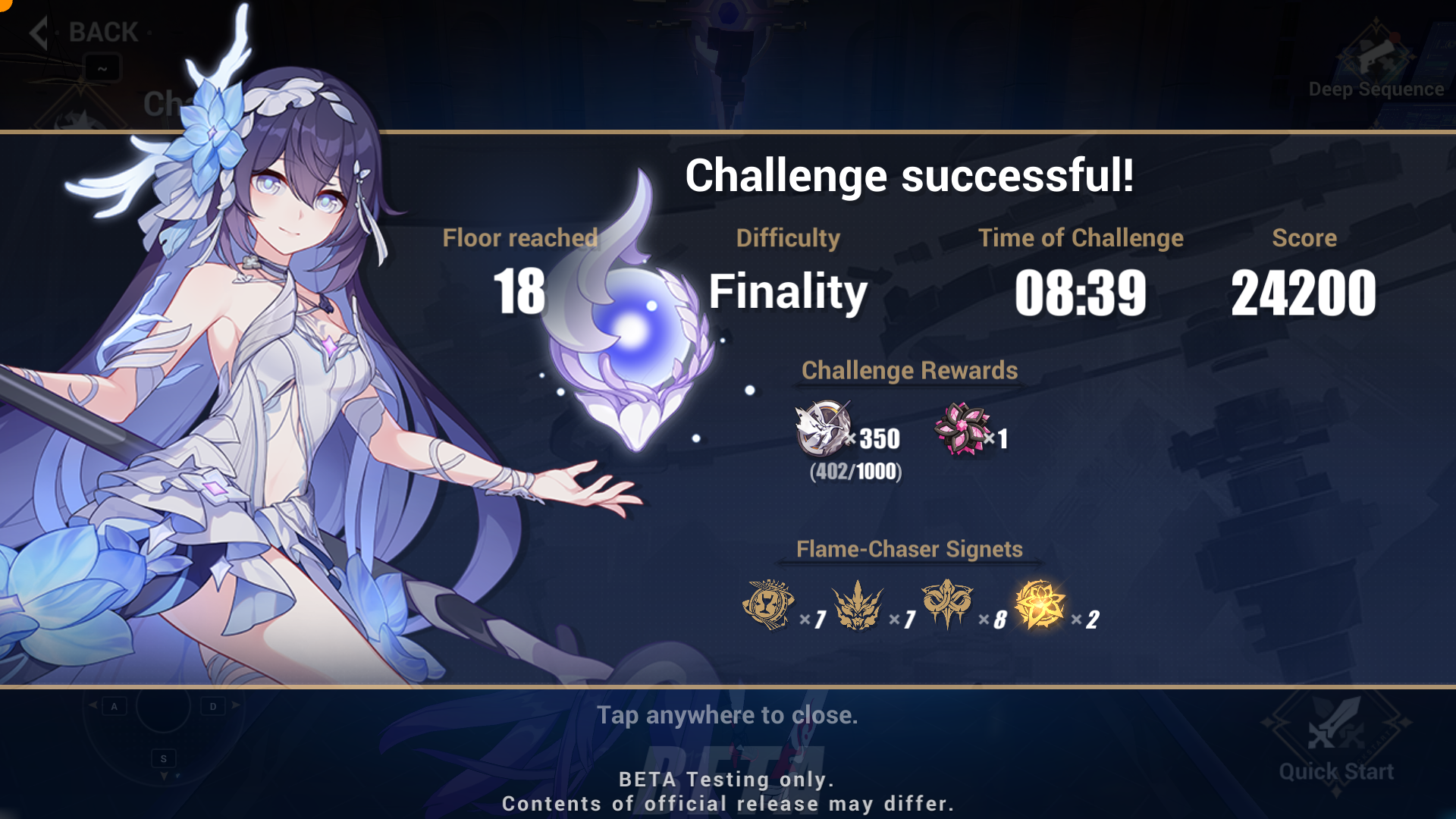 [Beta 6.8] Elysian Realm [Difficulty : Finality] With [Life Binder Style] S0 Herrscher of ...