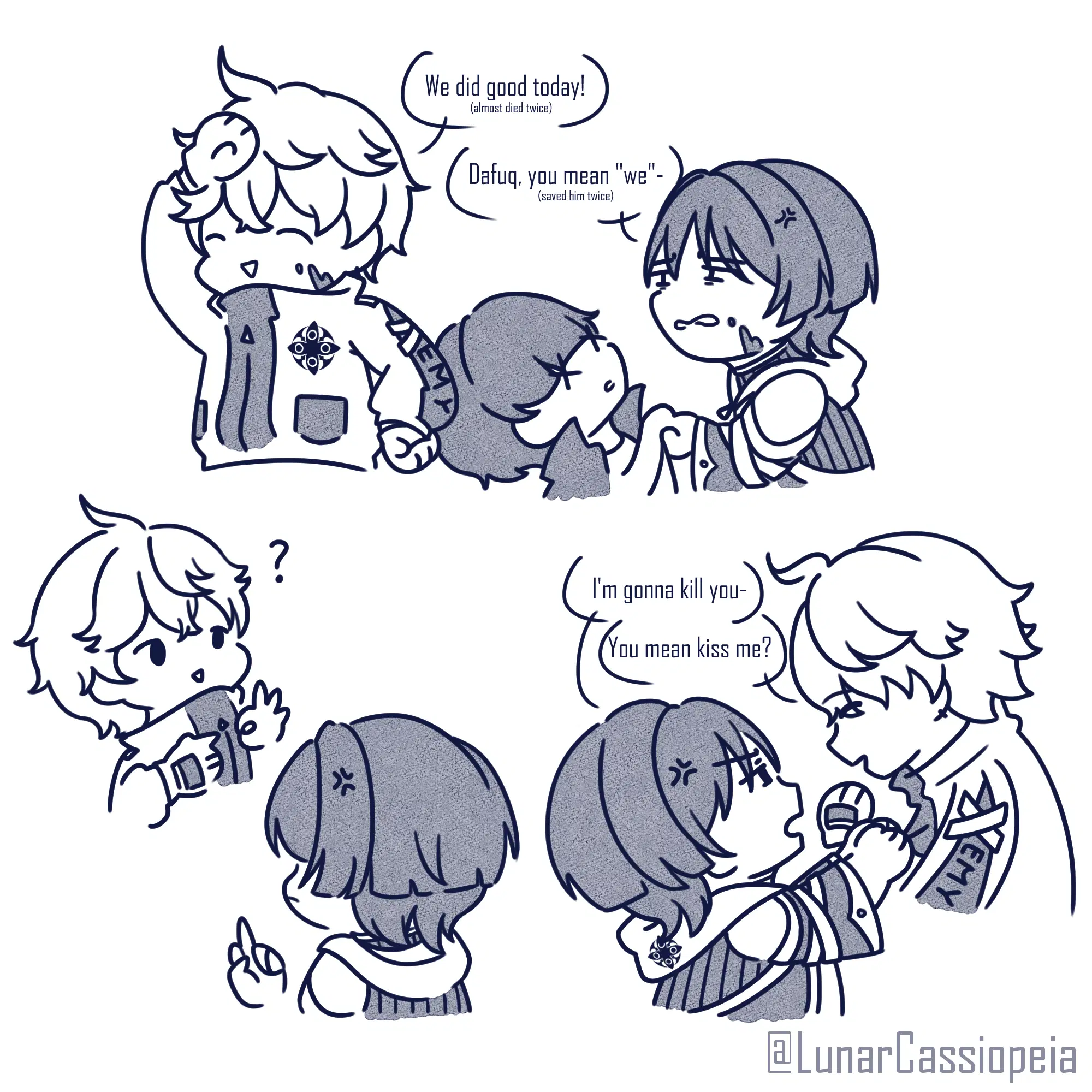 ChiScara Modern AU Genshin Impact | HoYoLAB