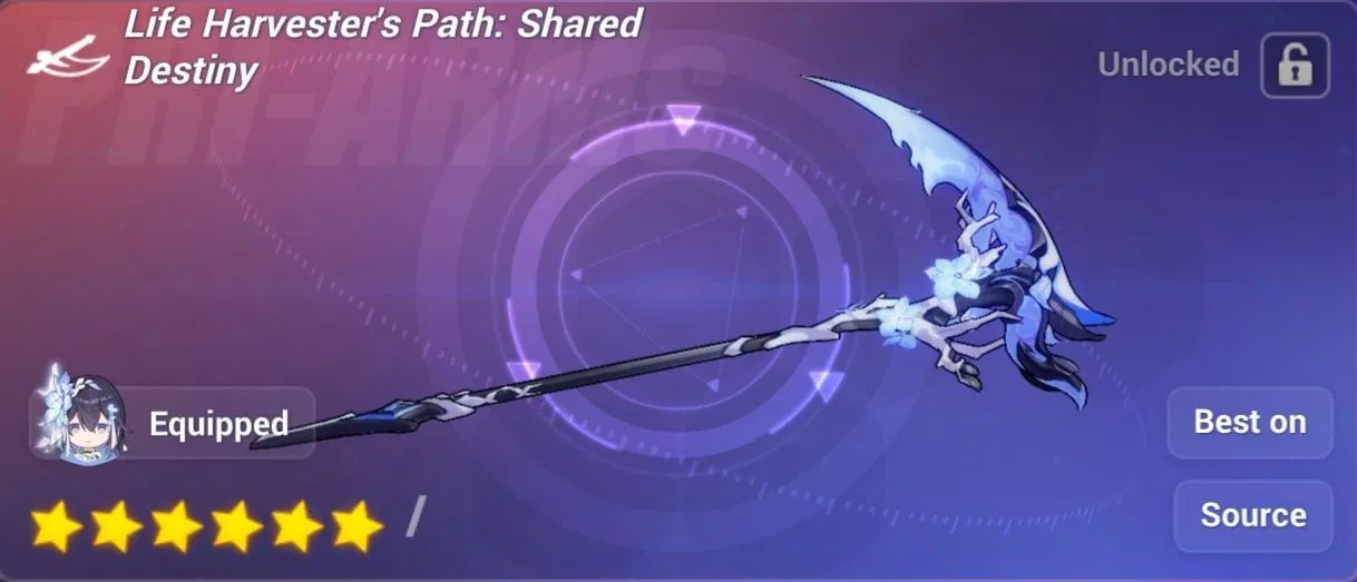 [6.8 BETA] Weapon Review: Life Harvester’s Path: Shared Destiny Honkai ...