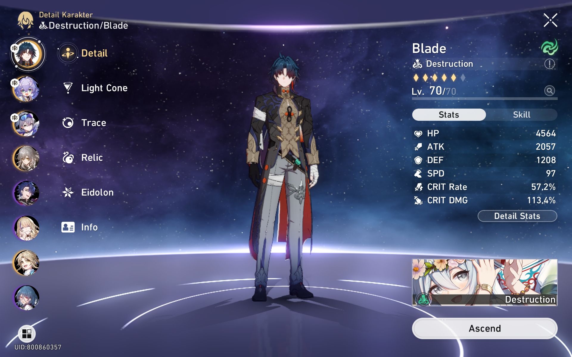 my blade Honkai: Star Rail | HoYoLAB