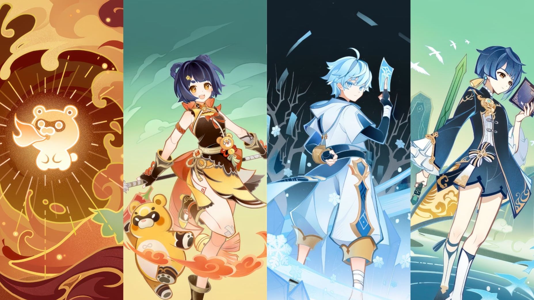 Genius Invokation TCG Card Wallpaper Character Collection 8 - Chongyun ...