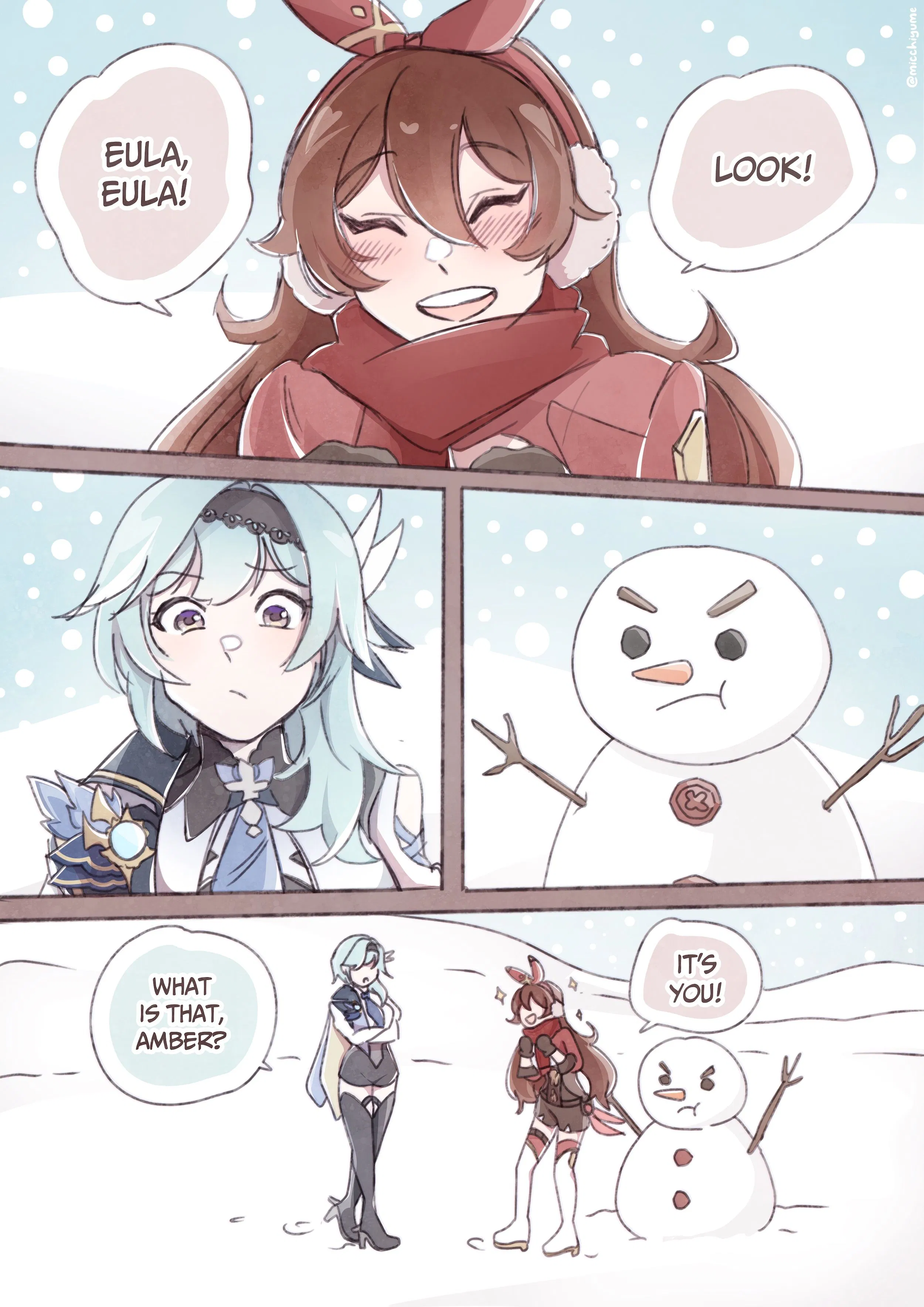 Eula x Amber Genshin Impact | HoYoLAB