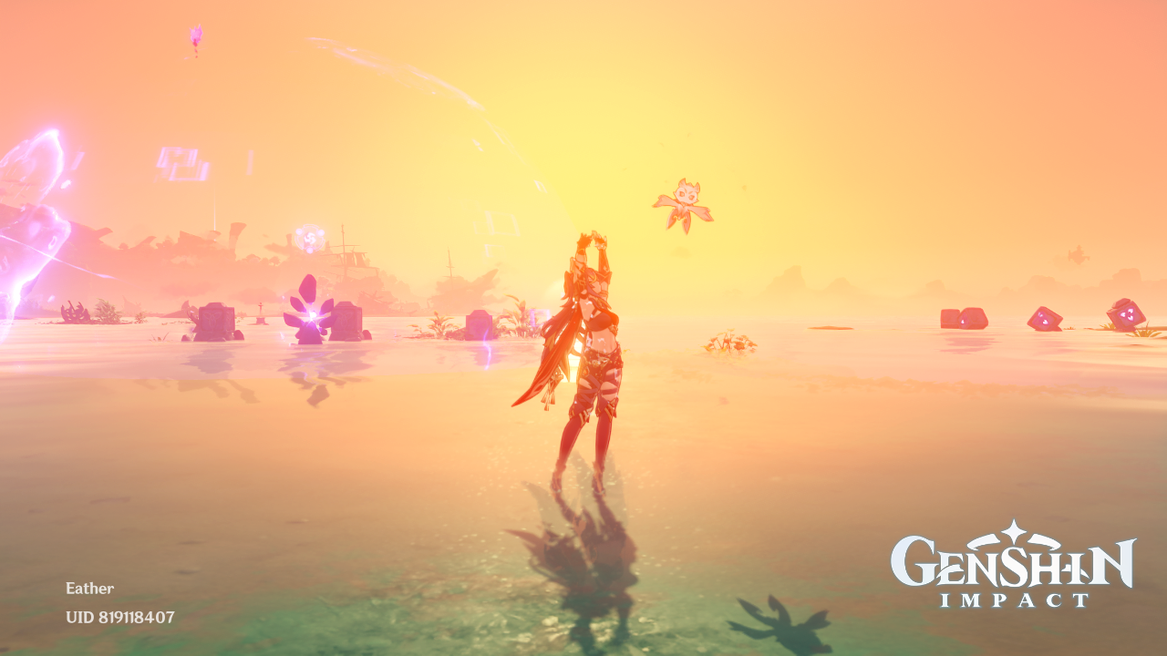 shooting scenes in game Genshin Impact | HoYoLAB