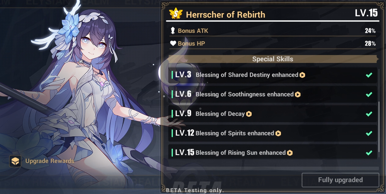 [HI3 6.8 Beta] Herrscher of Rebirth в Elysian Realm Honkai Impact 3rd | HoYoLAB
