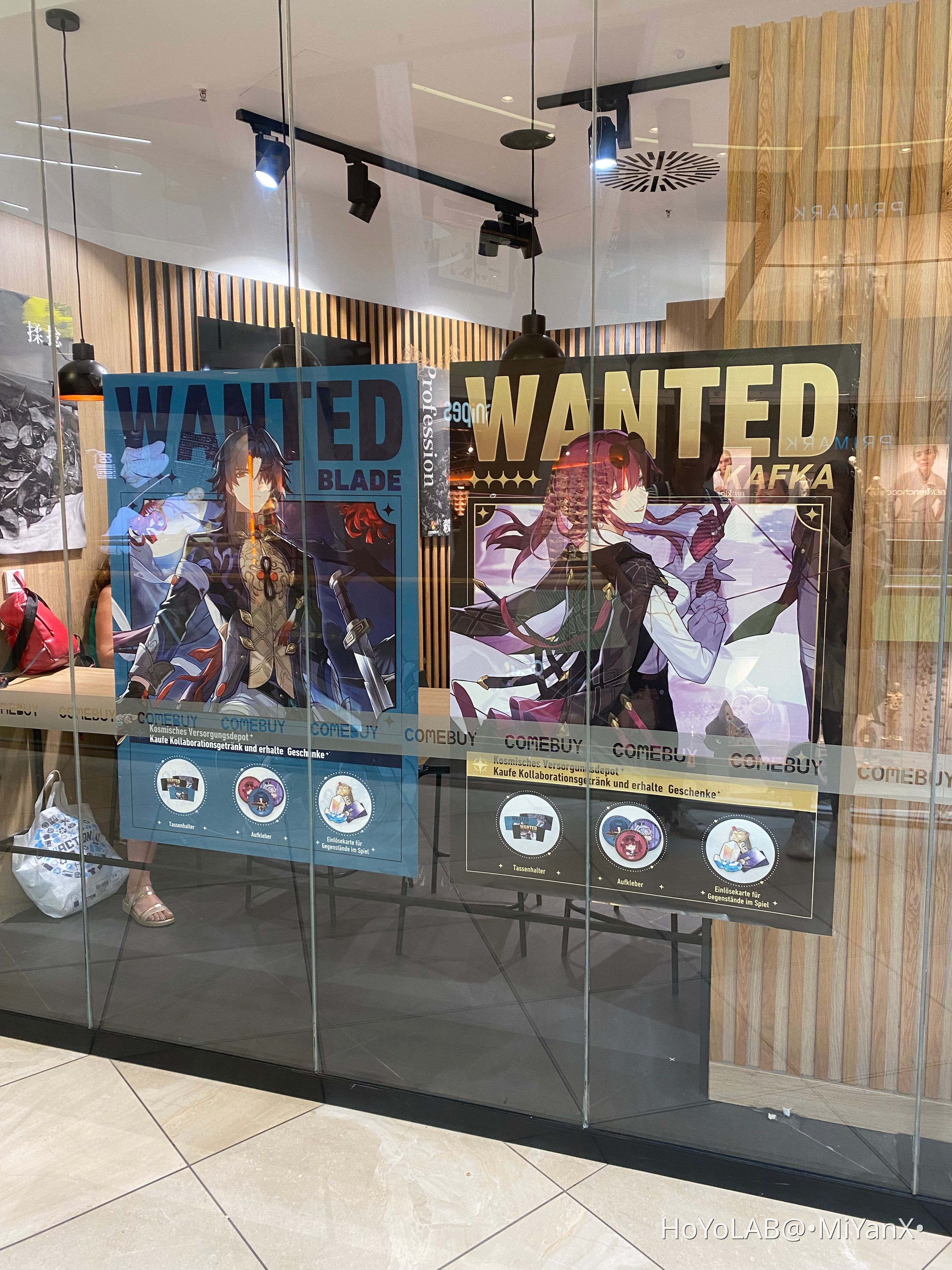 Went to the „comebuy x hsr“ shops~ (location: stuttgart/germany) Honkai ...