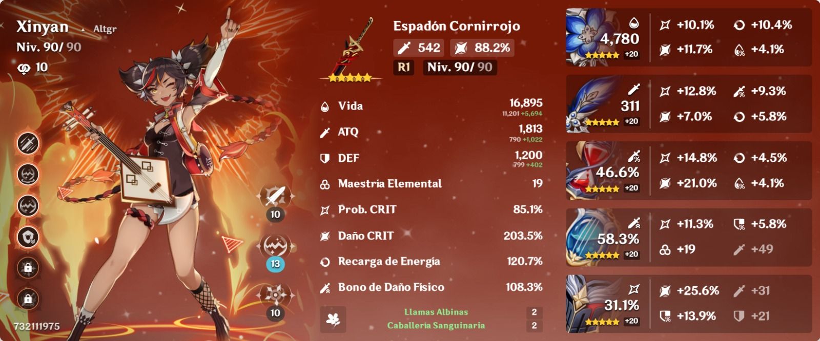 The best Xinyan team i ever made lol (Equipo DPS de Xinyan) Genshin ...