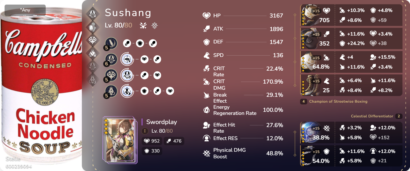 A Slightly Improved Sushang Build Honkai: Star Rail | HoYoLAB