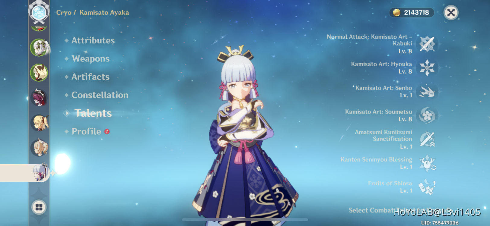 Ayaka build suggestions🙏 Genshin Impact | HoYoLAB