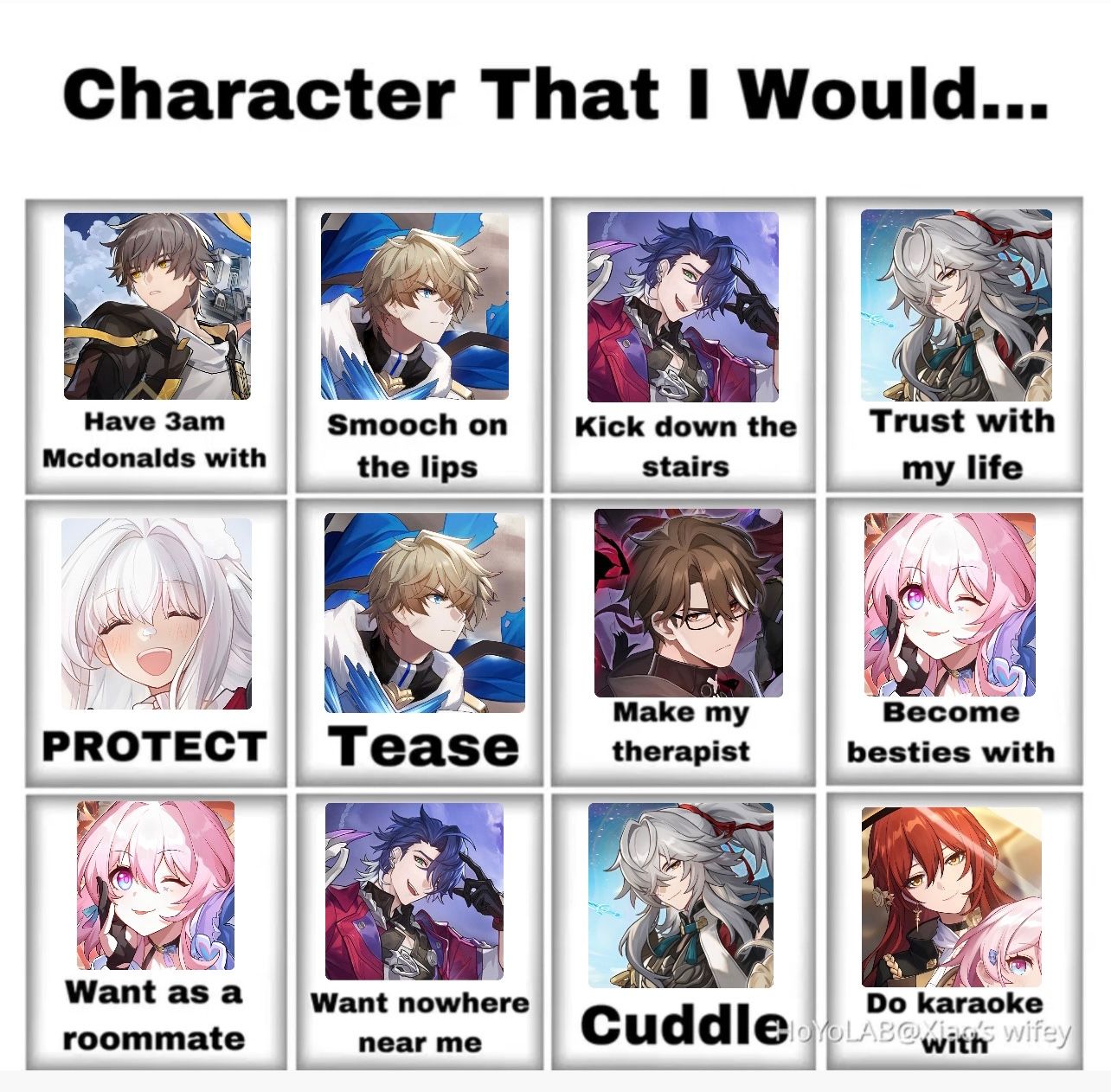 hsr templates (or how they are called) Honkai: Star Rail | HoYoLAB