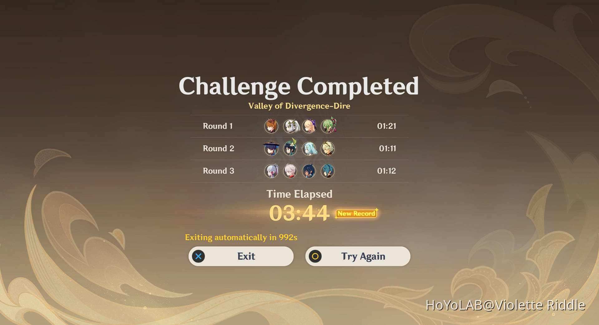 Day 1 - 5 of Perilous expedition in dire difficulty Genshin Impact | HoYoLAB